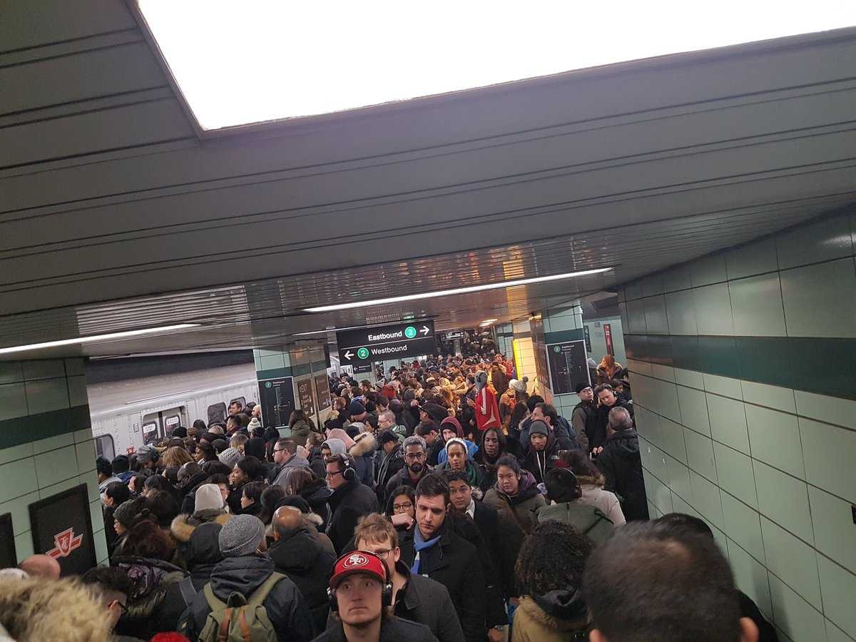 TTC subway issues and massive crowds.. again | Transit Trippin' - www ...